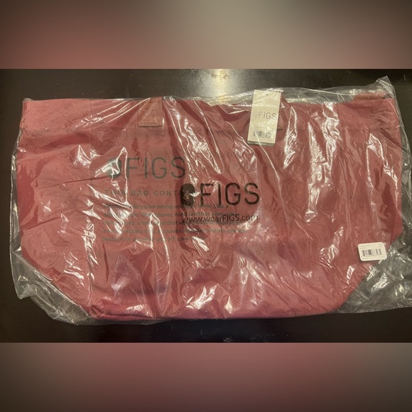 Figs | Bags | Figs Tote In Color Maroon With Magnetic Snap Closure ...